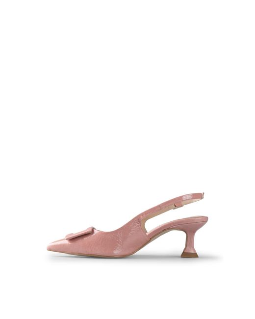 Alura Alena Cutout Shoes With Thin Heel in Pink | Lyst