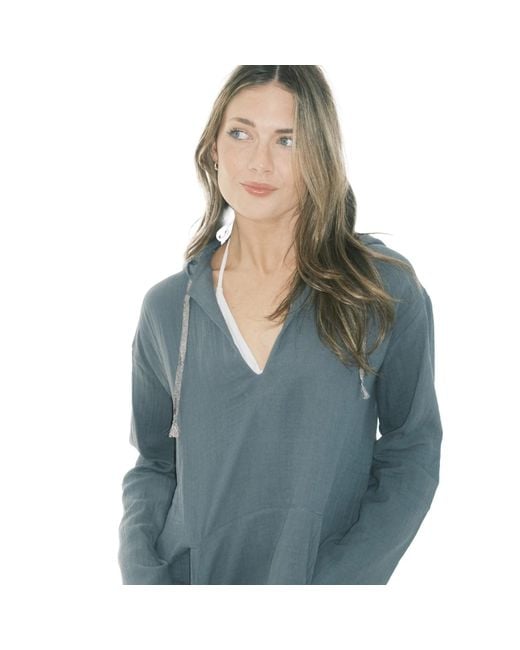 Kikijuju Becki The Beach Hoody- Dusky in Gray | Lyst