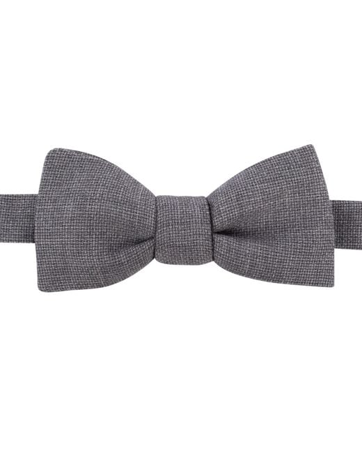 LE COLONEL Italian Wool Bow Tie in Grey for Men | Lyst UK
