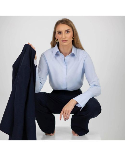 MIONÈ Chelsea Pants in Blue | Lyst