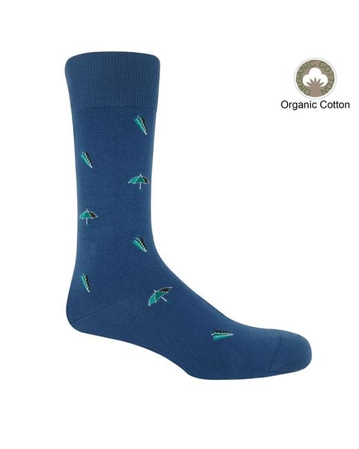 Peper Harow - Made in England Umbrella Socks – in Blue for Men | Lyst UK