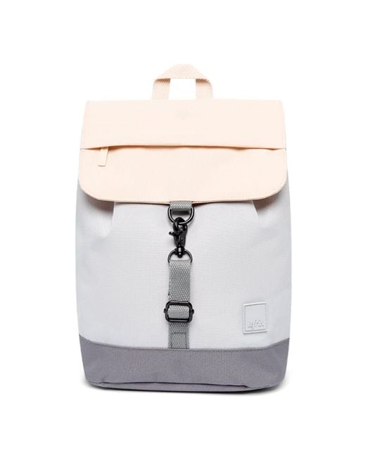 Lefrik Scout Mini Backpack Concrete Block in White | Lyst