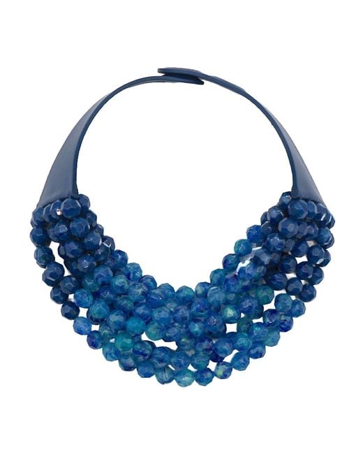 Fairchild Baldwin Bella Gradated Necklace in Blue | Lyst UK