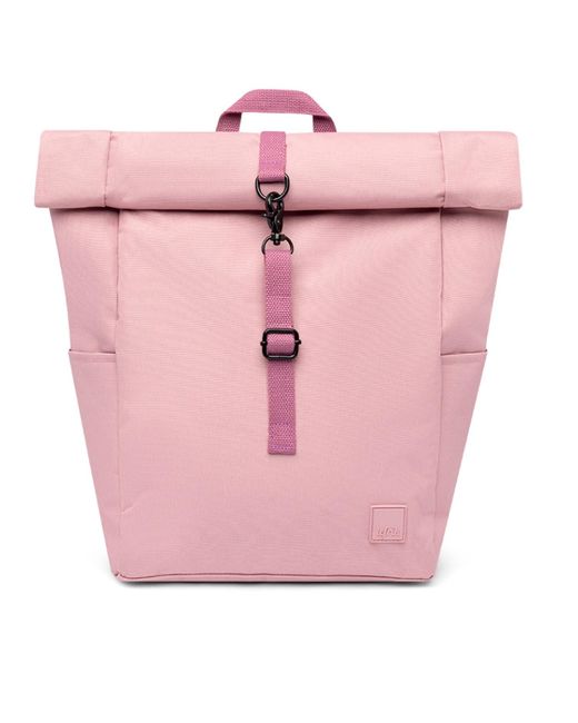 Lefrik Roll Mini Backpack Mauve in Pink | Lyst