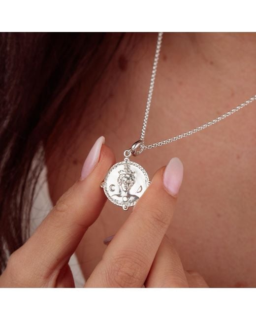 Lily Charmed Sterling Goddess Of And Mothers Hera Charm Necklace in ...