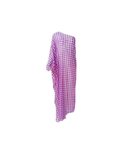 Julia Clancey Lady Tilly Scarf Kaftan Set in Purple | Lyst