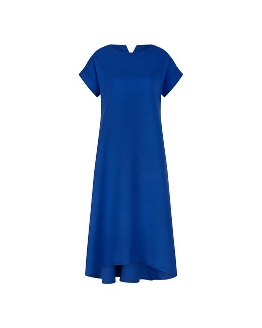 Clothes by Locker Room Relaxed Midi Dress in Blue | Lyst
