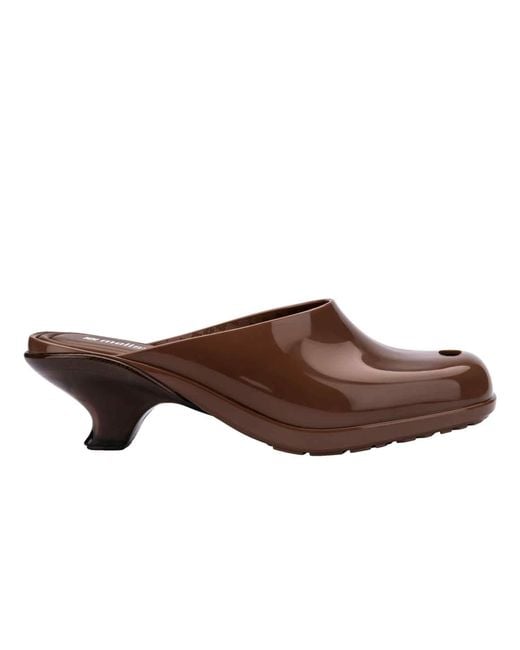 Melissa Gaia Low Heel in Brown | Lyst
