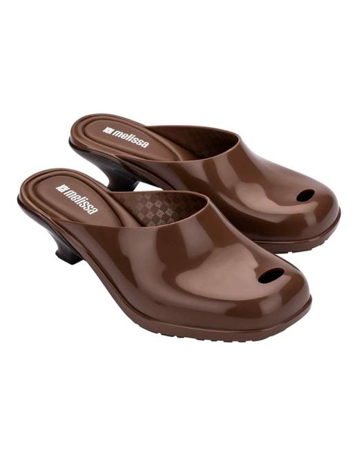 Melissa Gaia Low Heel in Brown | Lyst