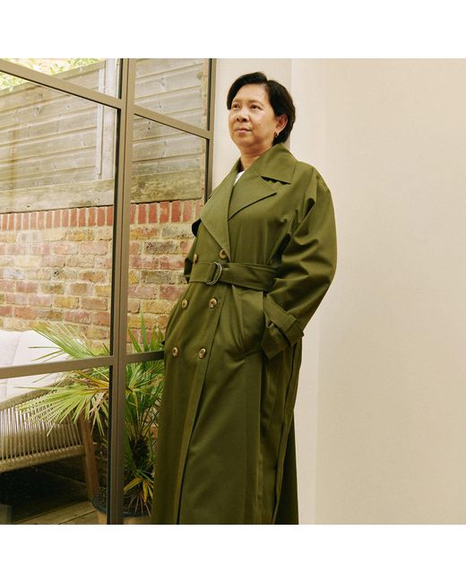 The Female Archetypes Adjustable Size Rain Resistant Trench Coat in ...