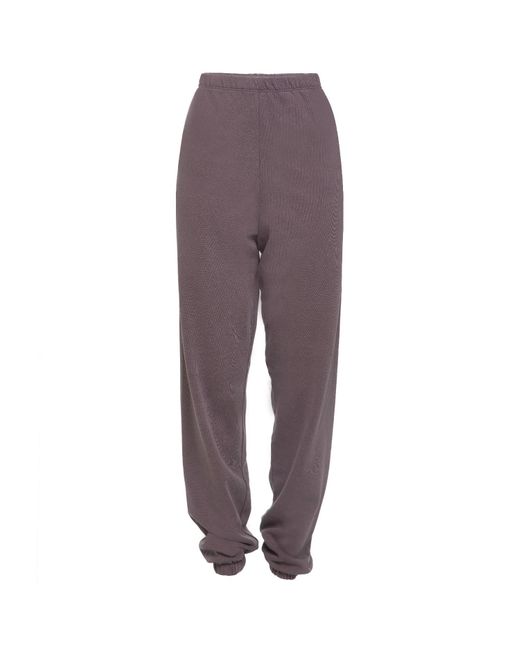 Earth Body Club Cotton Oversized Fleece Shear-Body Jogger in Purple | Lyst