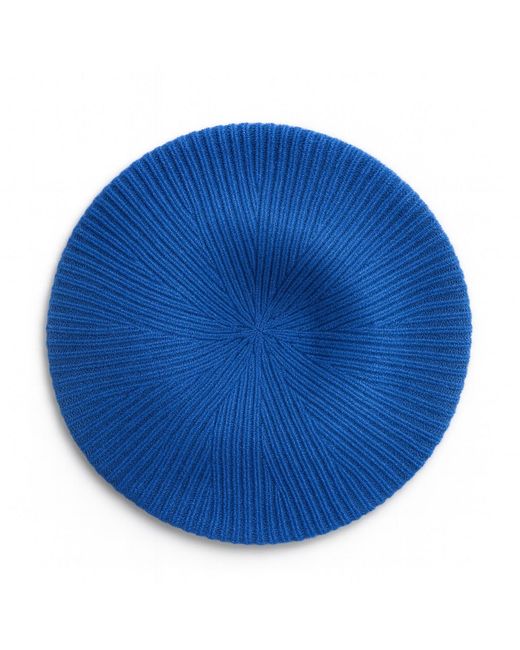 BEIRA Wool & Cashmere Beret in Blue | Lyst UK