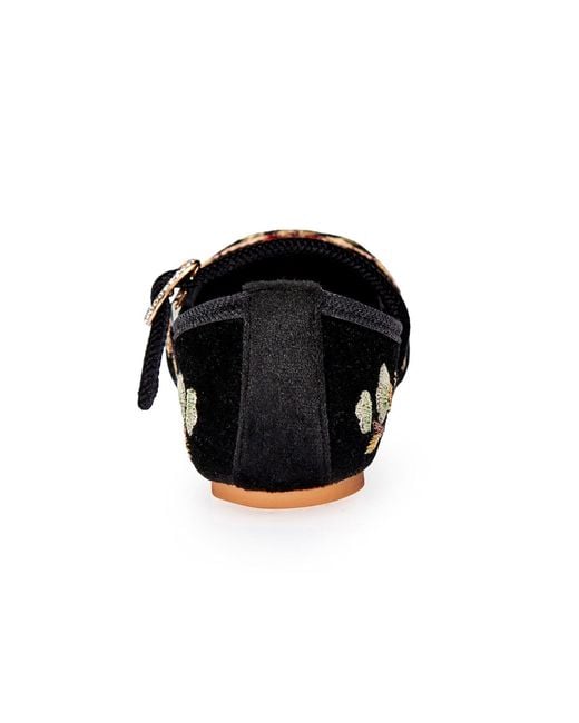 Fuchsia Shoes Paradise Mary Jane in Black | Lyst UK