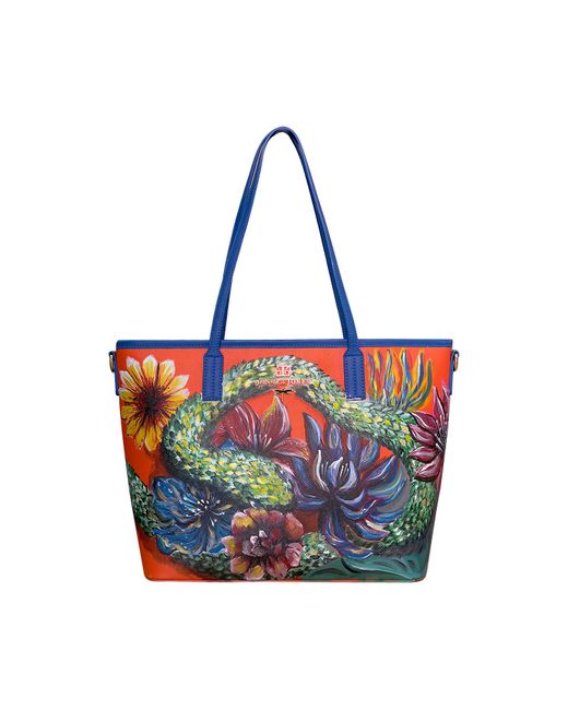 Janara Jones Garden Of Eve Tote Bag in Blue | Lyst
