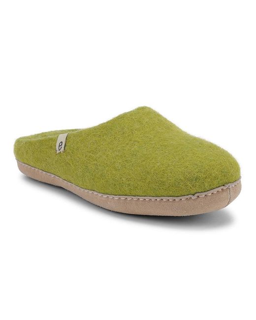 Egos Lime Slipper in Green | Lyst