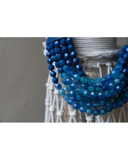 Fairchild Baldwin Bella Gradated Necklace in Blue | Lyst UK