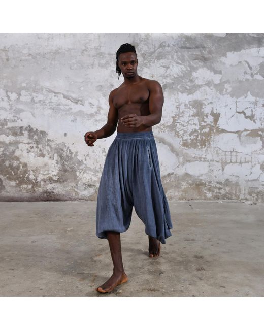 Zhenabia Tri Salvar Dusty in Blue for Men | Lyst