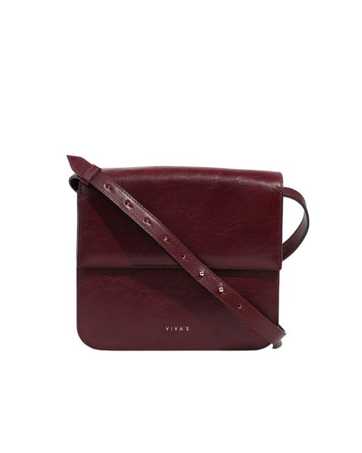 Viva's Irma Crossbody Bag Brick in Purple | Lyst