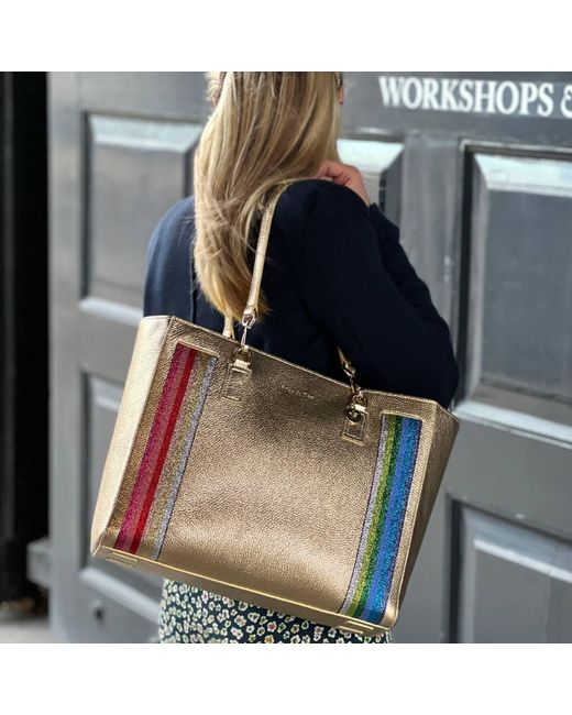 Meg & Bee Disco Slouchy Tote Bag in Blue | Lyst