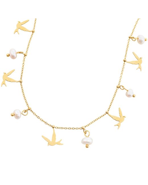 Starfish Project Wings Of Hope Pearl Necklace in Metallic | Lyst UK