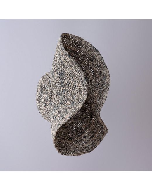 Yumi' Evelyn Raffia Hat in Gray | Lyst