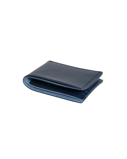 Allégorie Apple Leather Bifold Wallet in Blue for Men | Lyst UK