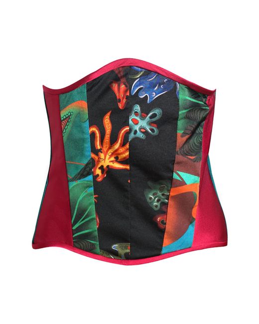 Janara Jones One Of A Kind Psycho Paisley Corset | Lyst UK