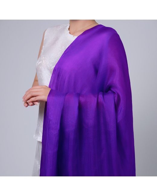 Silk and Bears Royal Mulberry Silk Scarf – Handmade & Hand-Dyed in ...