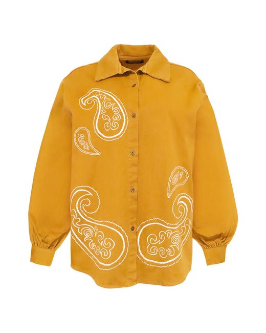 Morrato Bali Bailey Jacket Ginger in Yellow | Lyst