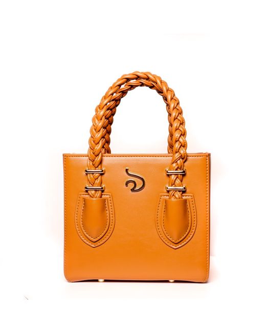 Mèsan Oyin Boxy Tote With Hardware in Orange | Lyst