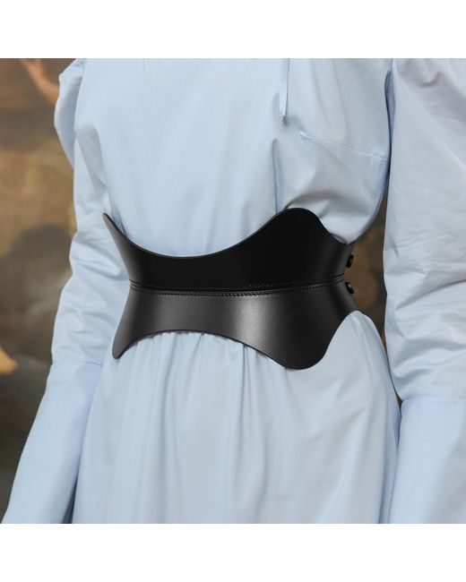 Haute Cuir Vale Hourglass Corset Belt in Black | Lyst UK
