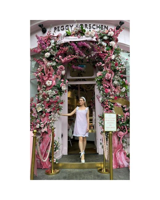 Love Letters X Dolce Gingham Rosa Sleep Dress in Pink | Lyst UK