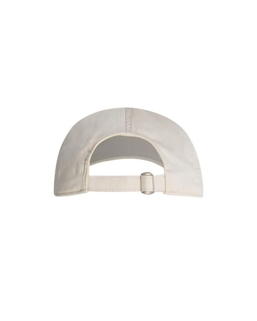 Circular Path Neutrals Recycled Nylon Logo Baseball Cap in Natural ...