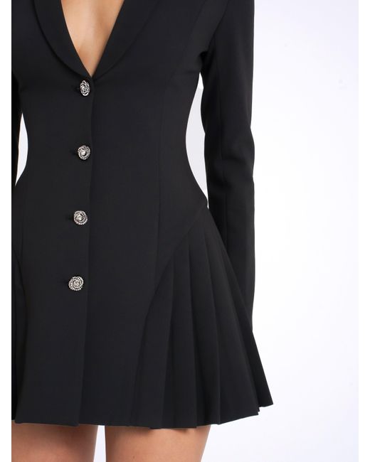 Miss Circle New York Ria Blazer Mini Dress With Crystal Button ...
