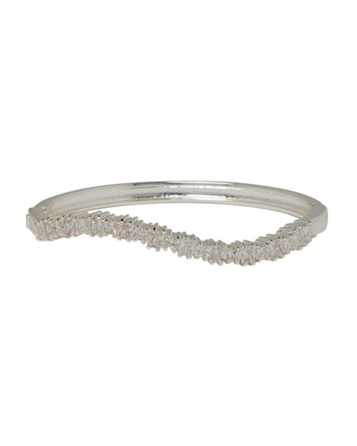 Uchi and Soto Nami Stone Wave Bangle in Metallic | Lyst UK