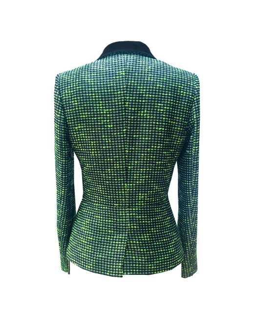 Mellaris Henley Jacket And Tweed in Green | Lyst