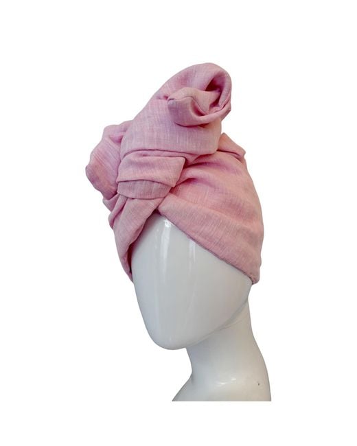 Romer Millinery Twisturban Turban in Purple | Lyst UK