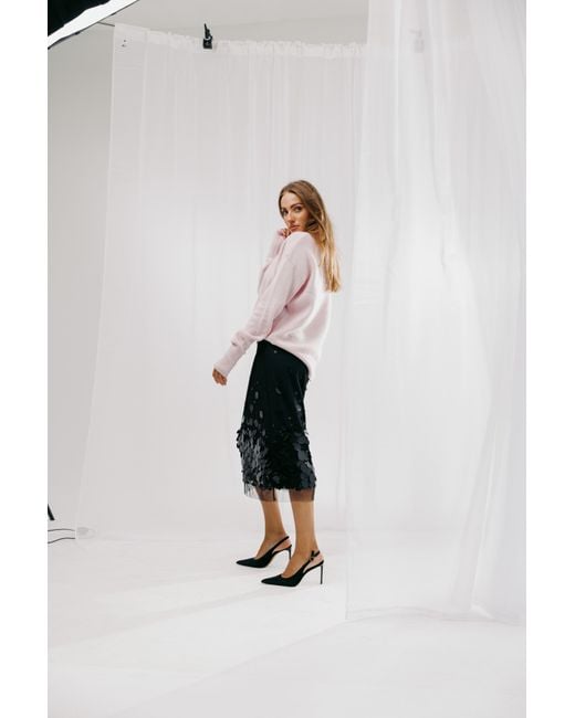 Mammu Couture Cashmere Sweater in Pink | Lyst UK