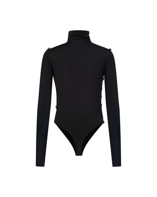 Meji Crystal Bodysuit in Black | Lyst