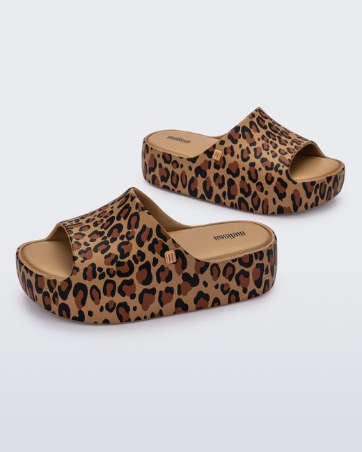 Melissa Free Print Platform in Brown | Lyst