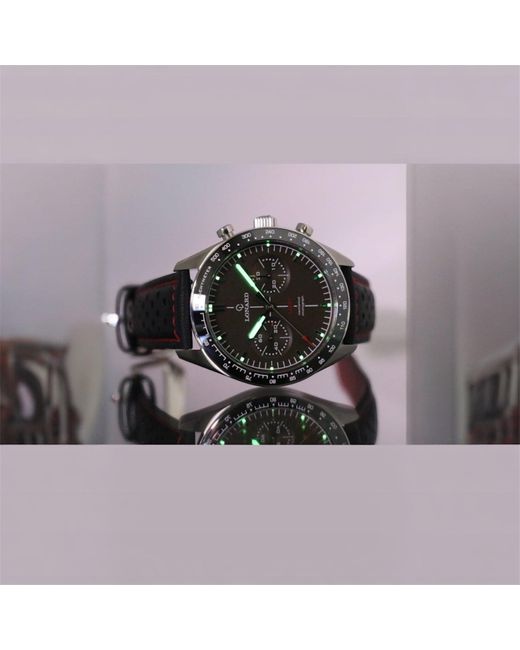 Lonard Watches Lap One Coffee Limited Edition Leather Strap Column ...