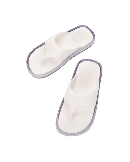 Melissa Float Flip Flop in White | Lyst