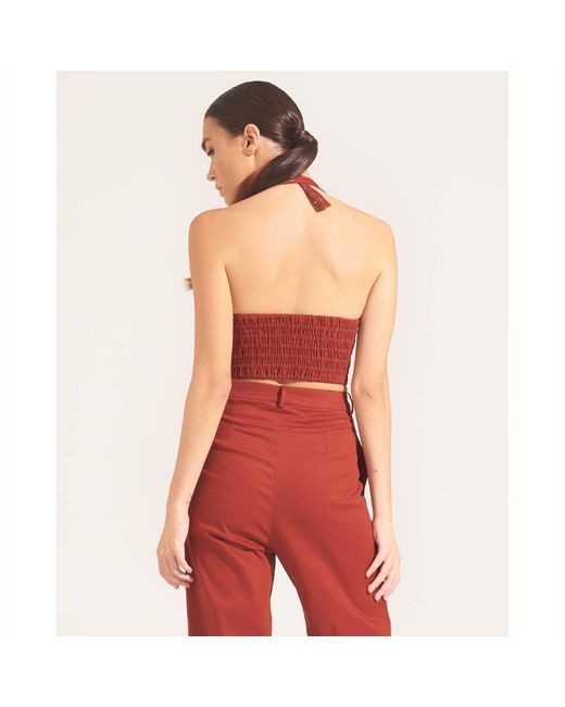 Morrato Bali Flint Top Bata in Red | Lyst