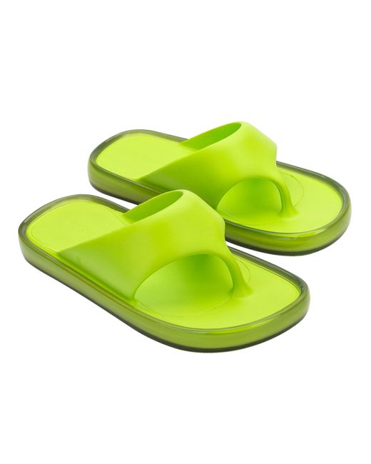 Melissa Float Flip Flop in Green | Lyst