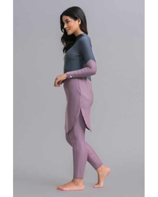Lanuuk Maya Swim Dress in Purple | Lyst