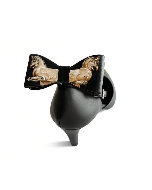 Nafari Moda Griffins Bow in Black | Lyst UK