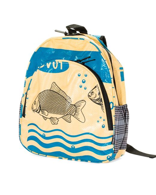 Torrain Recycled Bags Neutrals Tan Fish Scout Backpack in Blue | Lyst