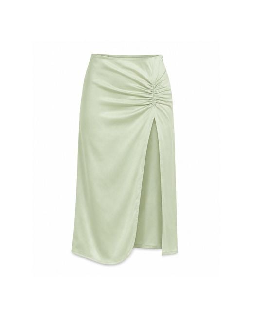 ADIBA Pear Blossom Midi Skirt in Green | Lyst UK