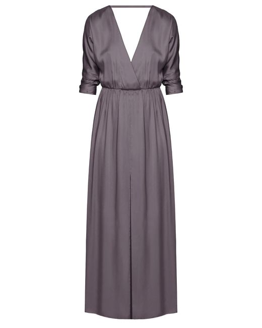 UNDRESS Cecilia Oversized Kimono Sleeve Maxi Dress in Purple | Lyst UK
