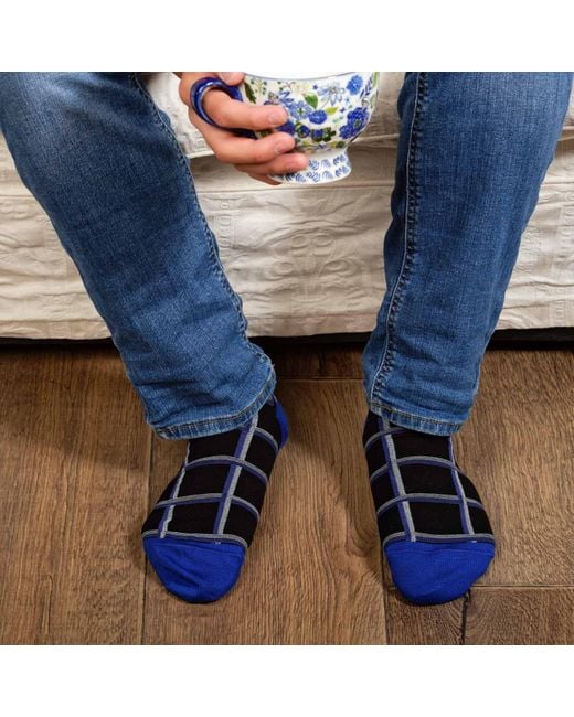 Peper Harow - Made in England Emerald Square Mile & Check Socks Two ...